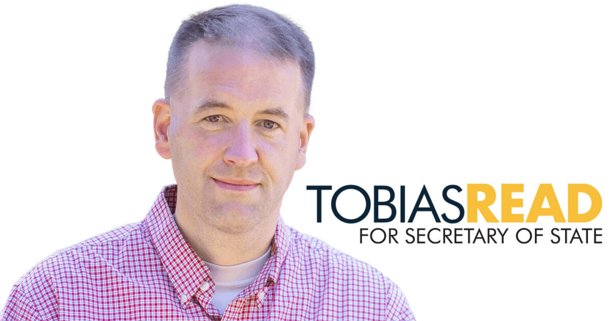 Tobias Read for Oregon Secretary of State 2024
